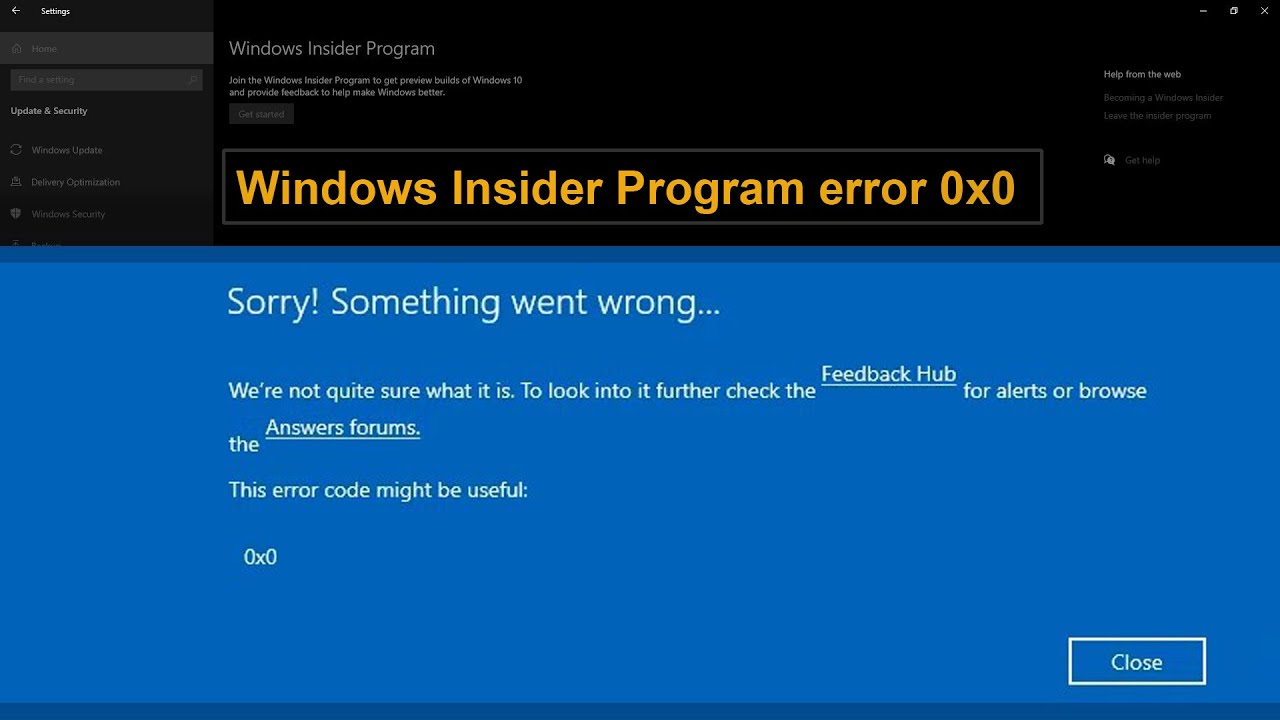 Get Fixed 0x0 0x0 Windows Error Code? Here Is How To Fix - Wodshire